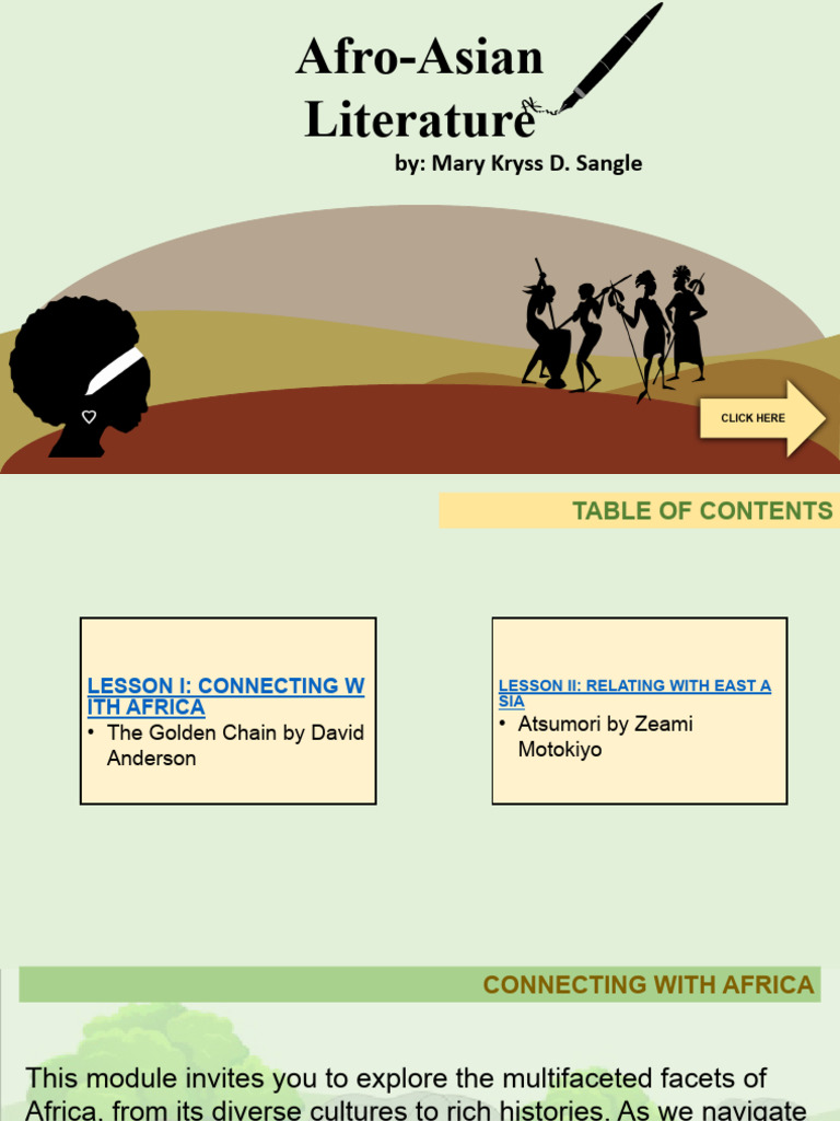 Afro-Asian Literature | PDF