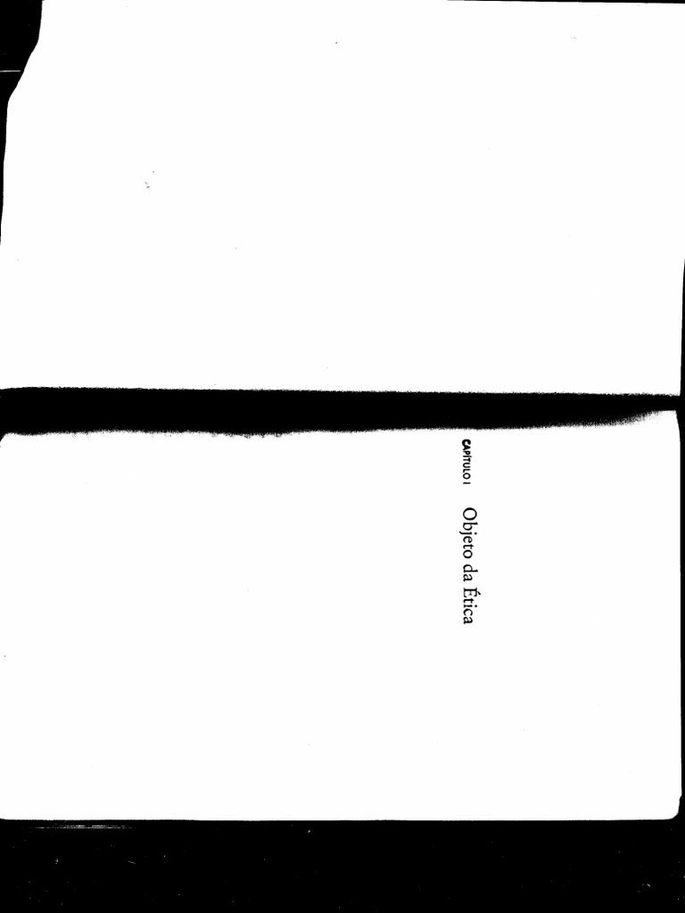 Cap I Obj Da Etica Vasquez | PDF