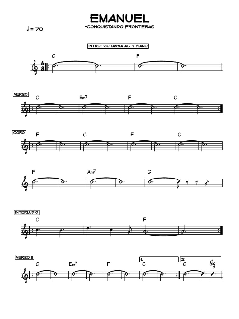 Emanuel_CF - Partitura completa | PDF