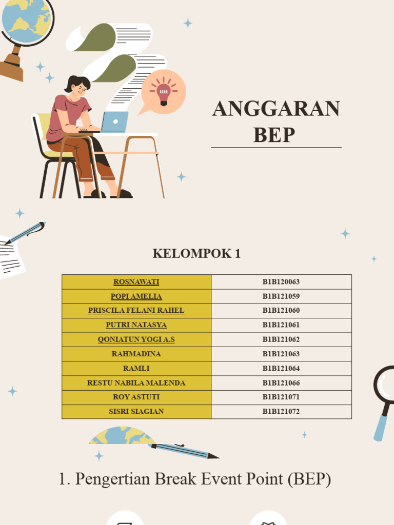 Analisis Break Even Point (BEP) Produk | PDF