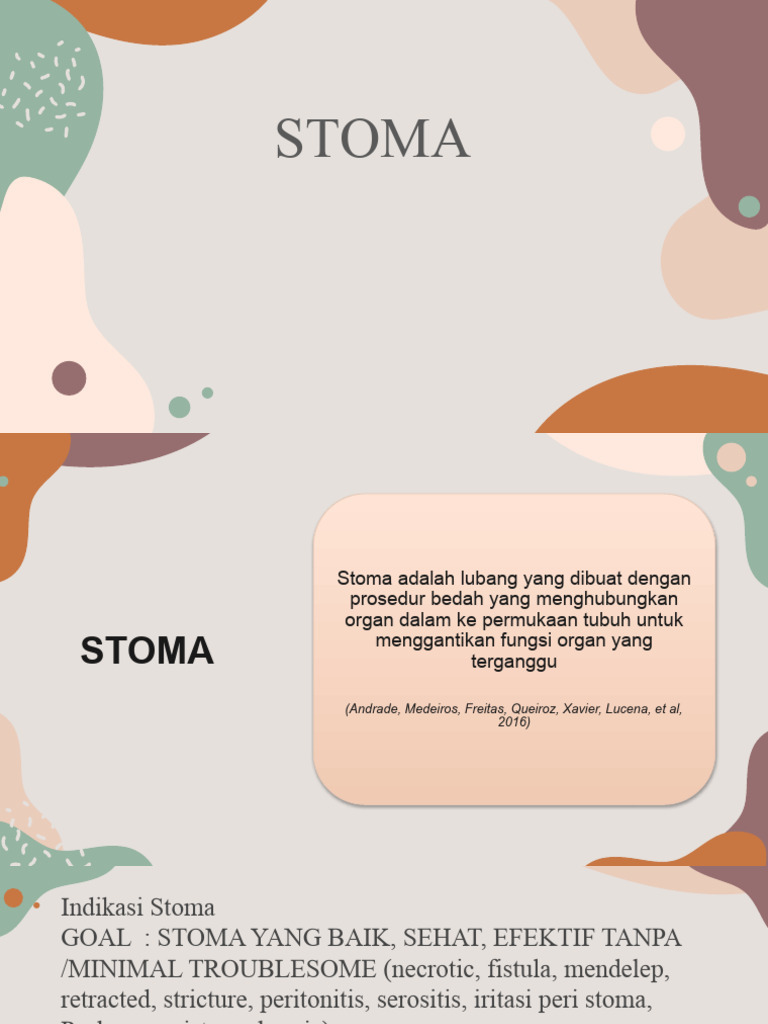 Stoma | PDF | Teknologi & Rekayasa