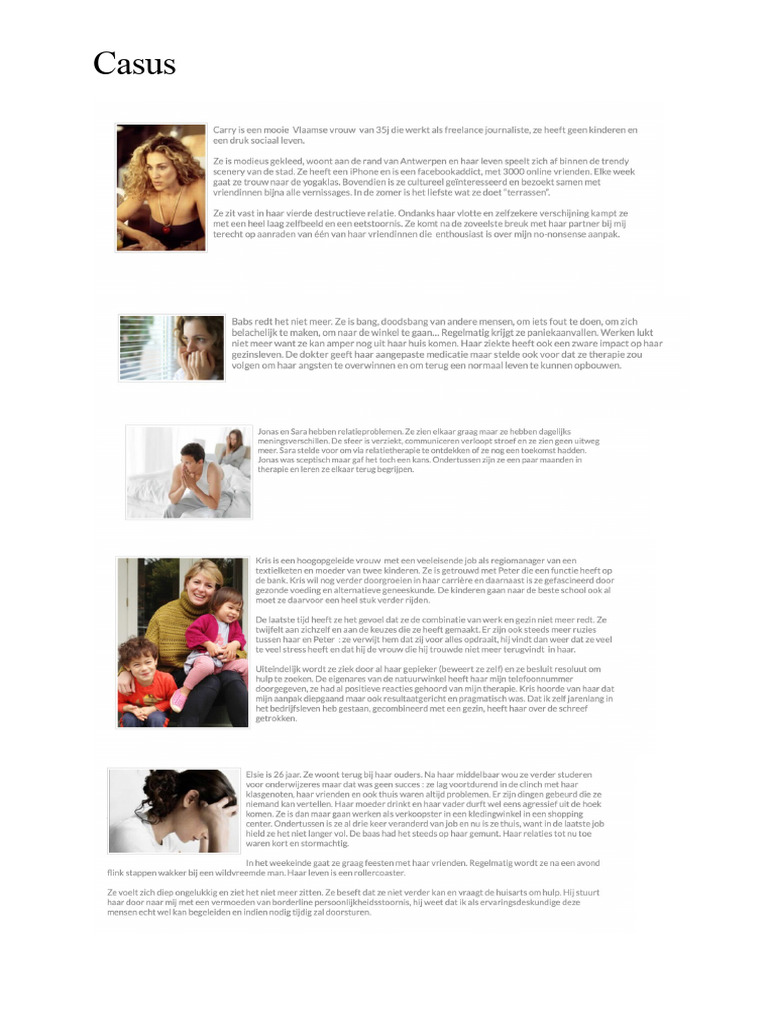 Casus Psycho Analyse | PDF