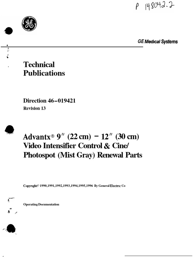 Advantx Video Intensifier Parts Guide | PDF | Camera | Video