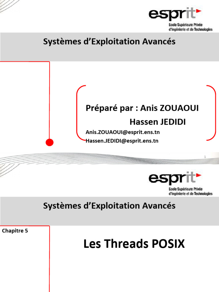 Chapitre Threads | PDF | Ordinateurs | Technologie et ingénierie