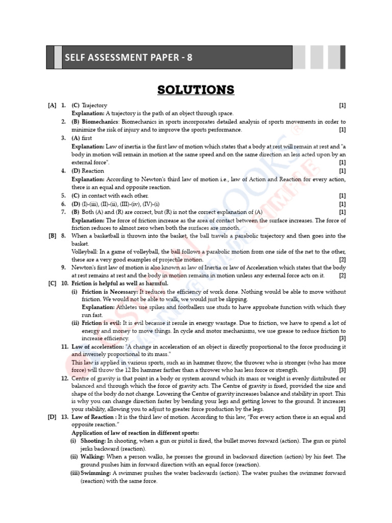 E1661433697hoswaal CBSE 12th Physical Education - Self Assessment Paper ...