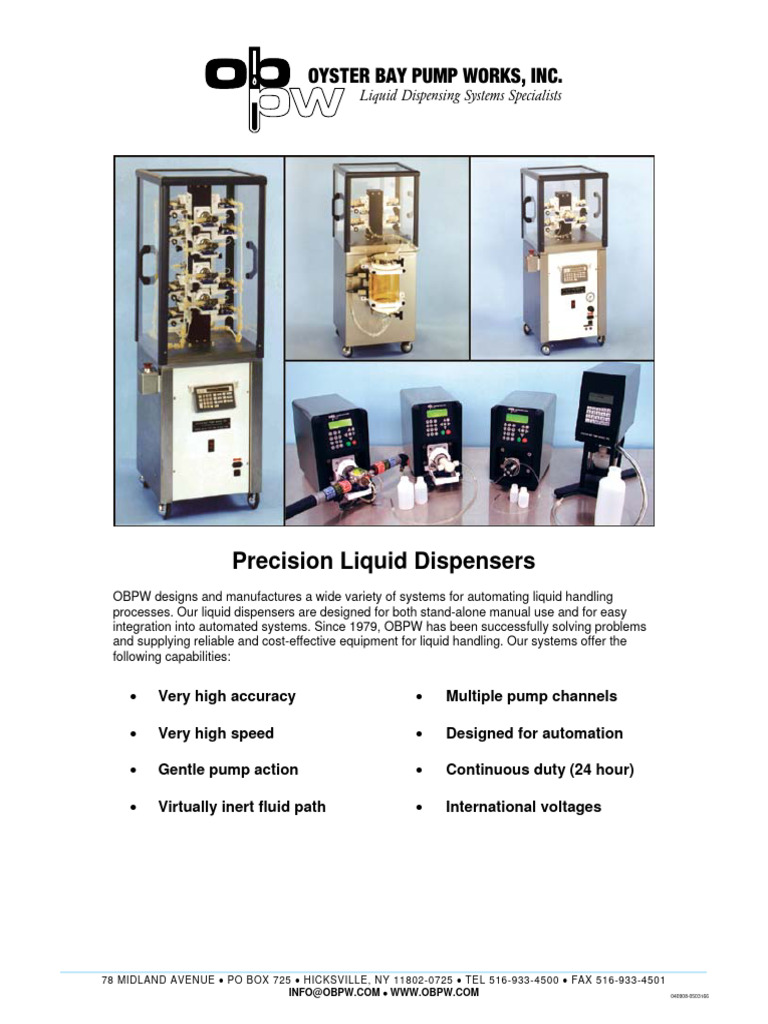 Multiple Channel Dispensers | PDF