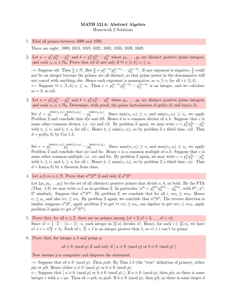 Prime Factorization Problem | PDF Prime Factorization Problem | PDF