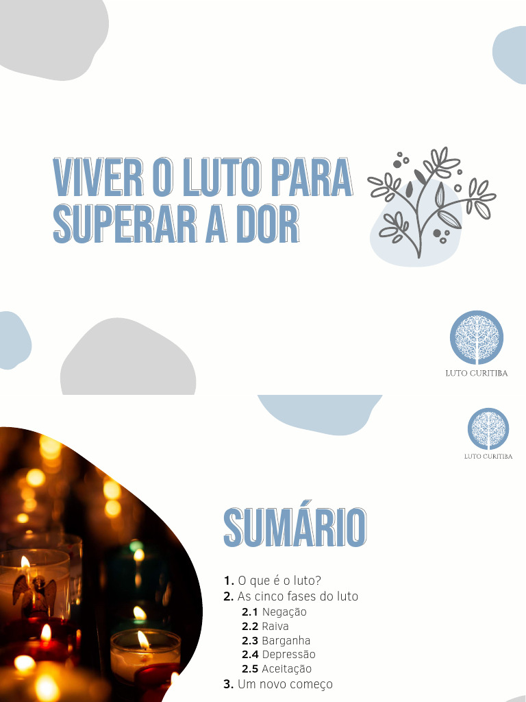 5 fases do luto_ebook-luto-curitiba | PDF | Morte | Dor