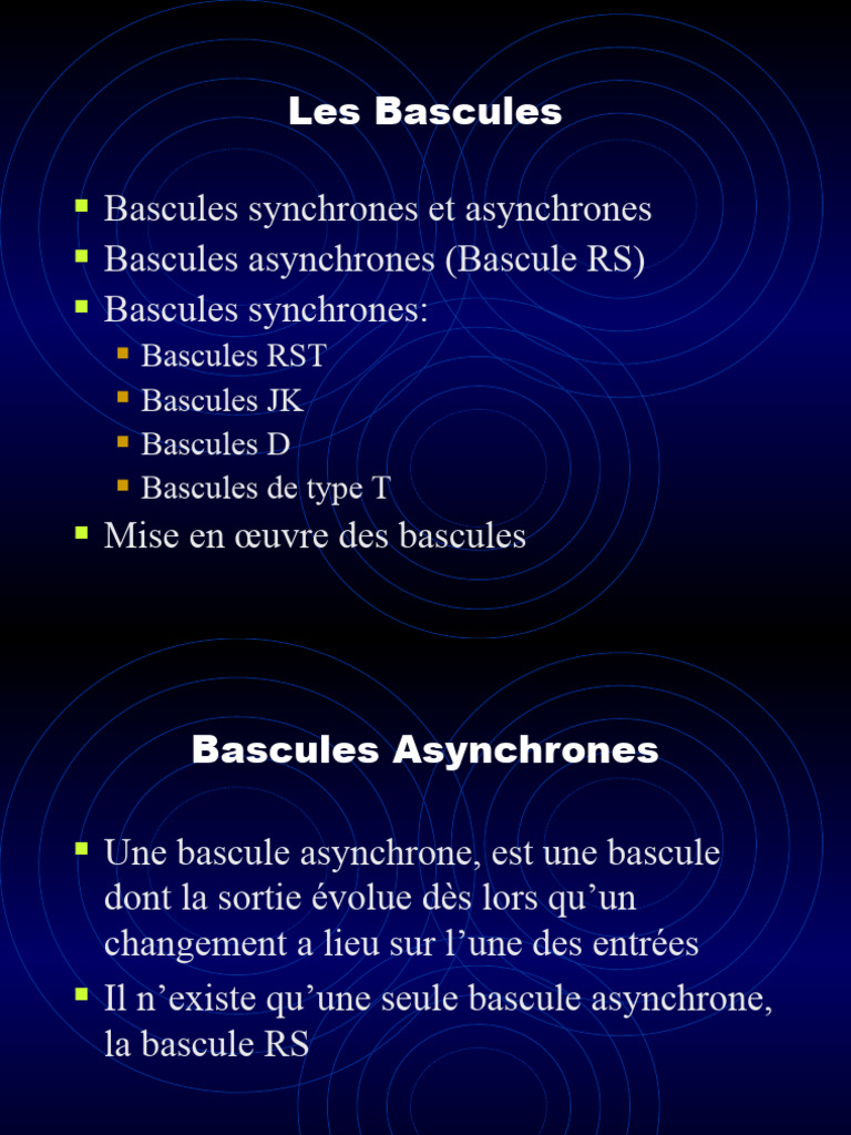 Les Bascules | PDF | Mémoire informatique | Biens manufacturés