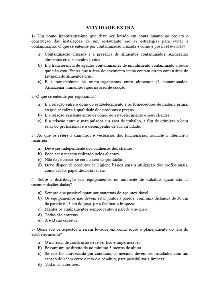 Atividade Extra | PDF