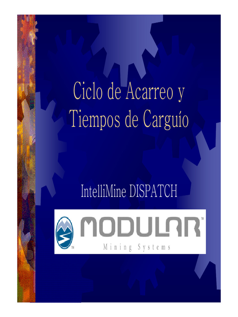 Ciclo de Acarreo y Tiempos de Carguío | PDF