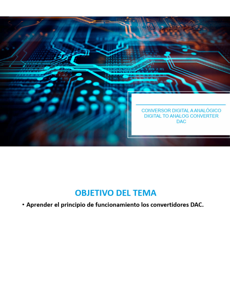 S15 - Dac | PDF | Convertidor digital a analógico | Informática