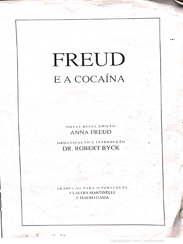 BYCK, R. Freud e A Cocaina-2 | PDF