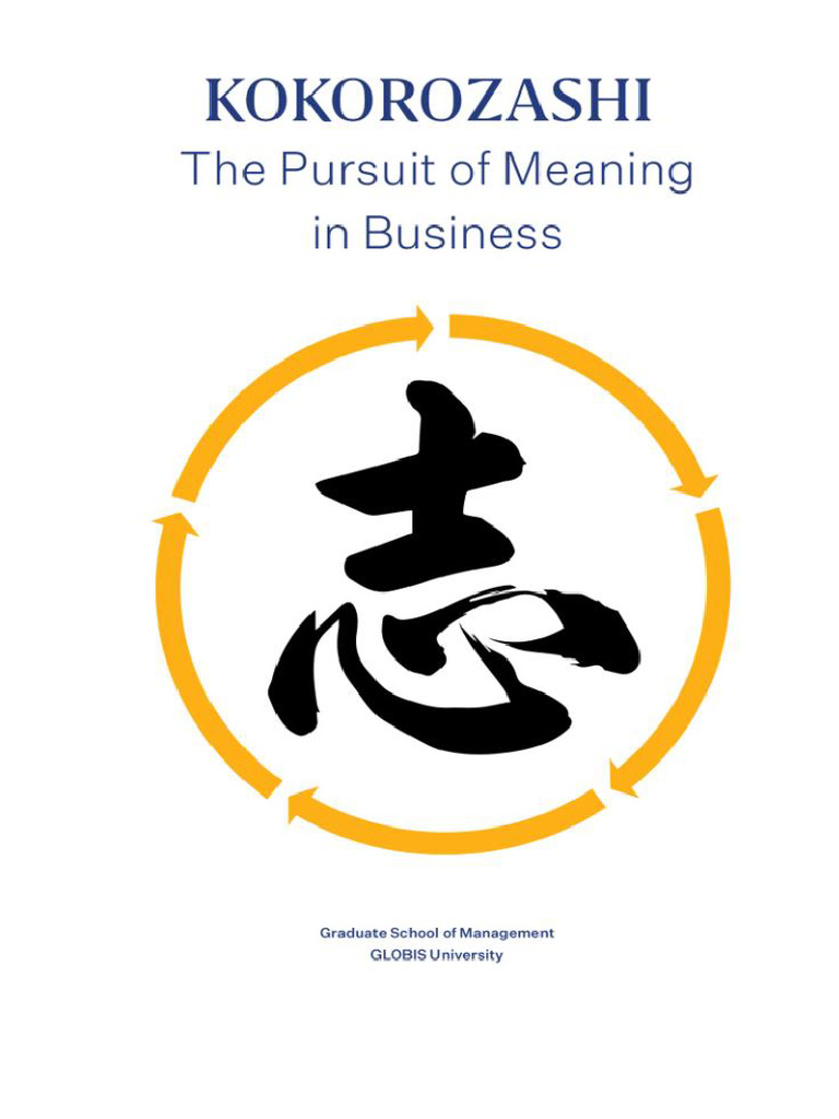Developing Your Kokorozashi Guide | PDF | Autonomy
