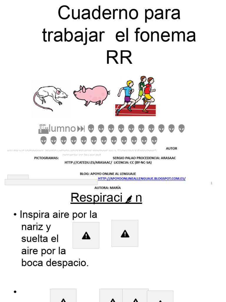 Cuaderno R Percusiva y Vibrante | PDF