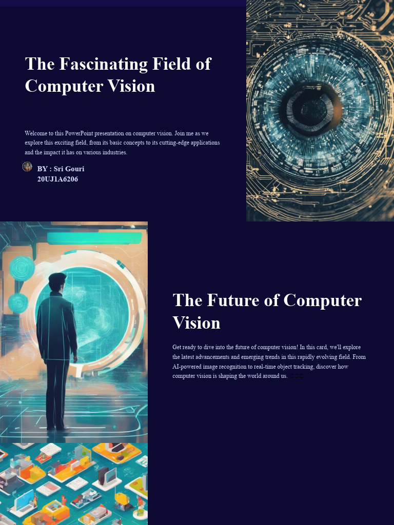 The Fascinating Field of Computer Vision | PDF | Computer Vision ...