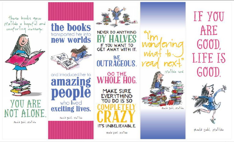 Matilda Bookmarks | PDF