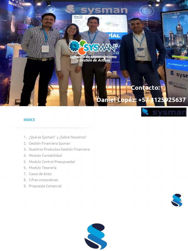Presentación Comercial Sysman | PDF