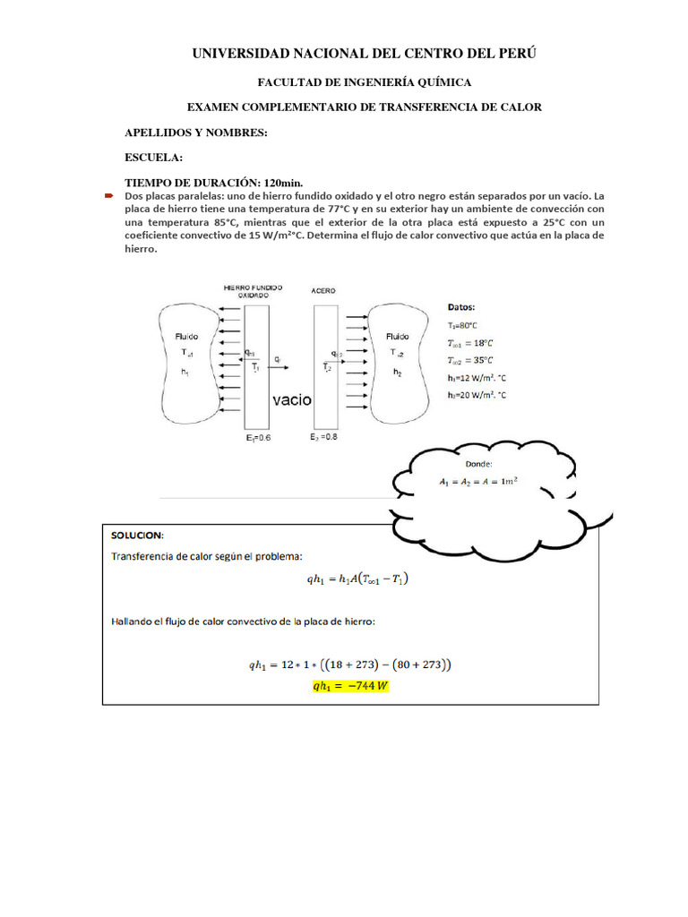 Examen Complementario | PDF
