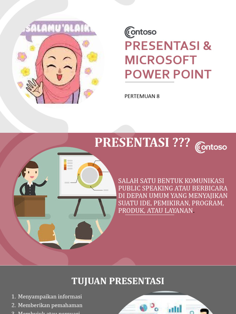 Presentasi & Microsoft Power Point (Pertemuan) | PDF