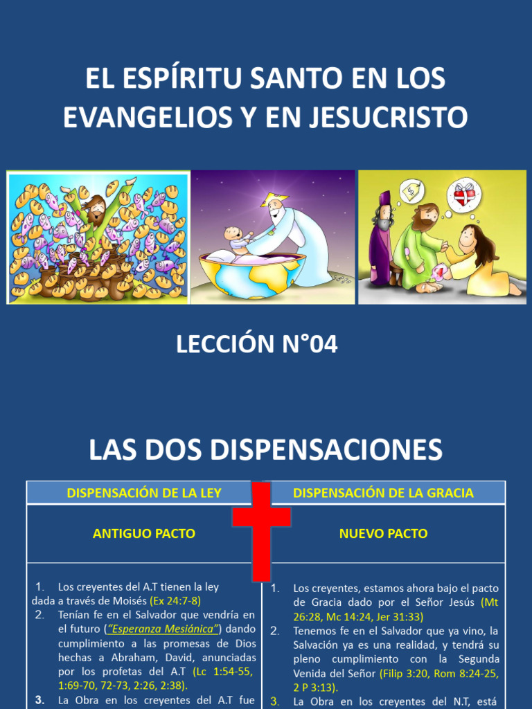 LECCIÓN N°4 - El Espíritu Santo en Los Evangelios y en Jesucristo - pptx-1 | PDF | Jesús ...