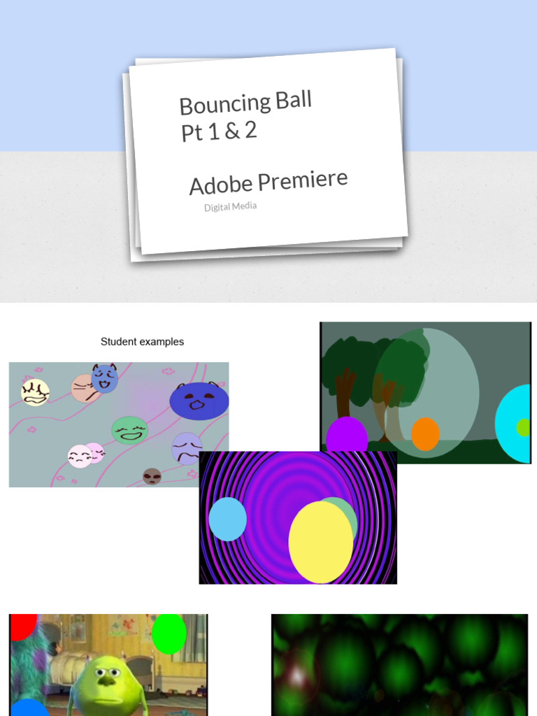 Bouncing Ball Photoshop Premiere | PDF