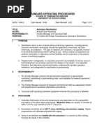 CSSD Checklist | PDF | Sterilization (Microbiology)