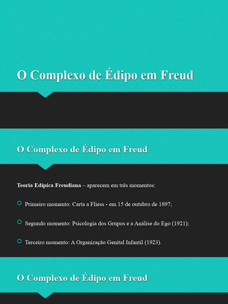 Teoria do Complexo de Édipo em Freud | PDF