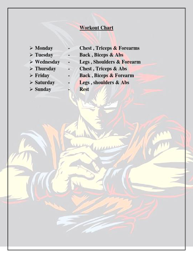 Workout Chart | PDF