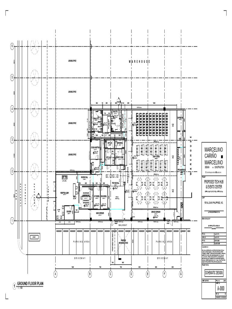 A100 - GROUND FLOOR PLAN | PDF | Domesticated Animals