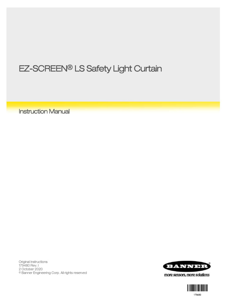 Ez-Screen SL Banner | PDF