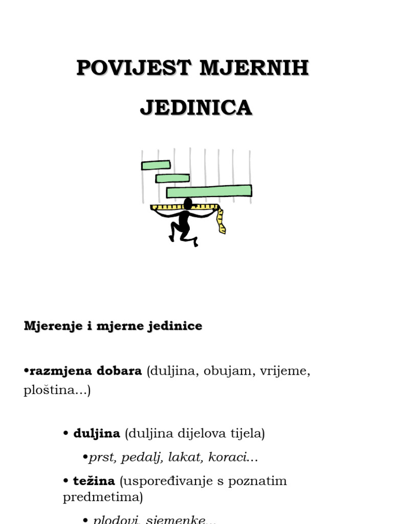 Mjerne Jedinice | PDF