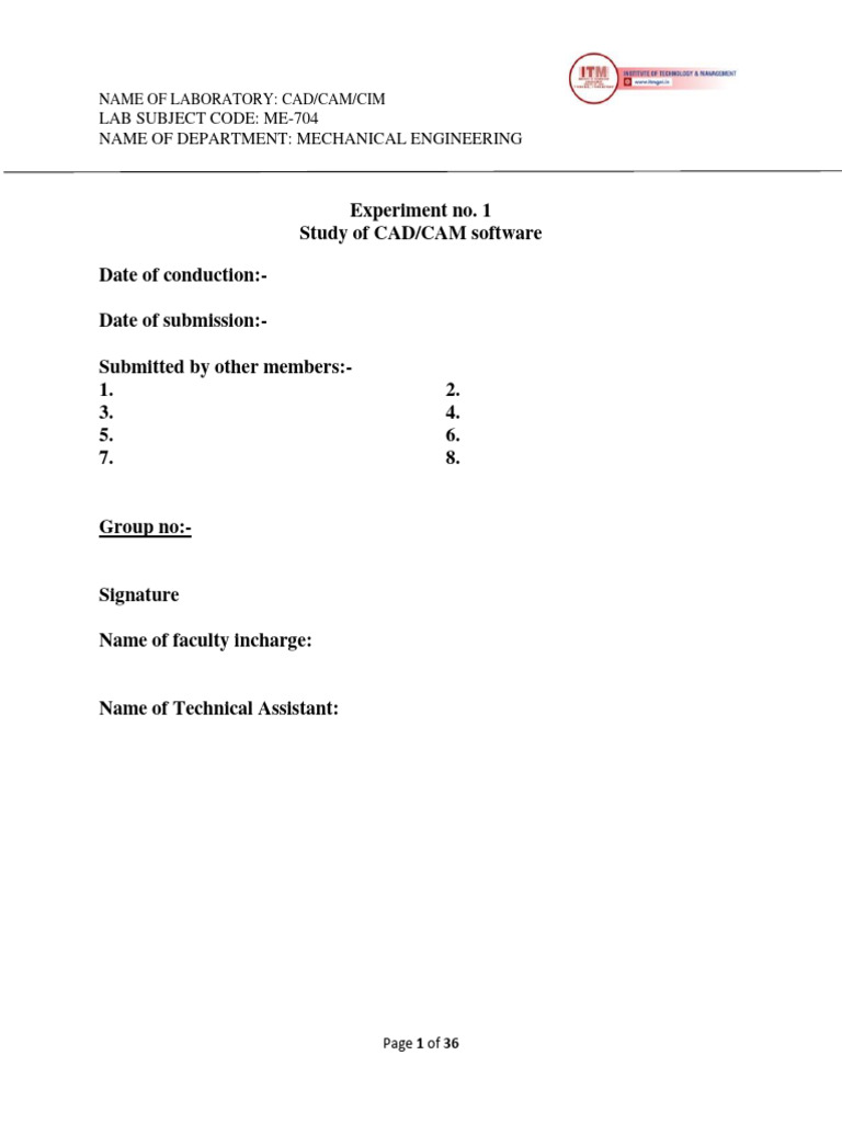 Cad Cam | PDF | Computer Aided Design | Numerical Control