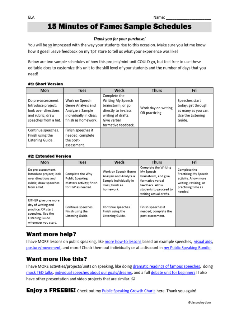 15 Minutes of Fame - PDF | PDF | Public Speaking | Genre