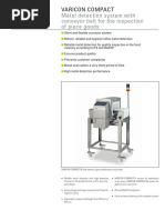 Sesotec Tunnel Metal Detector Overview | PDF | Metal Detector | Sensor