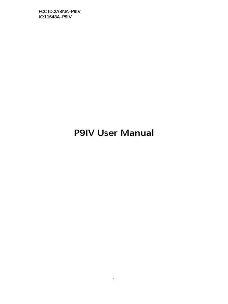 P9IV Users Manual | PDF | Games & Activities | Computers