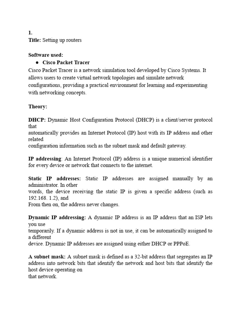 Csit | PDF | Computer Network | Ip Address