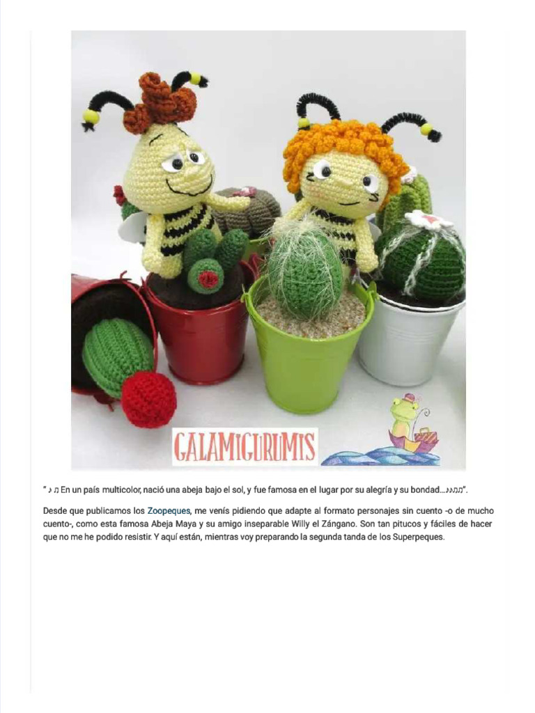 PDF Abeja Maya Es Compress | PDF | Costura | Tejer