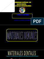 Línea del Tiempo de Materiales Dentales | PDF | Dentadura postiza | Elementos químicos