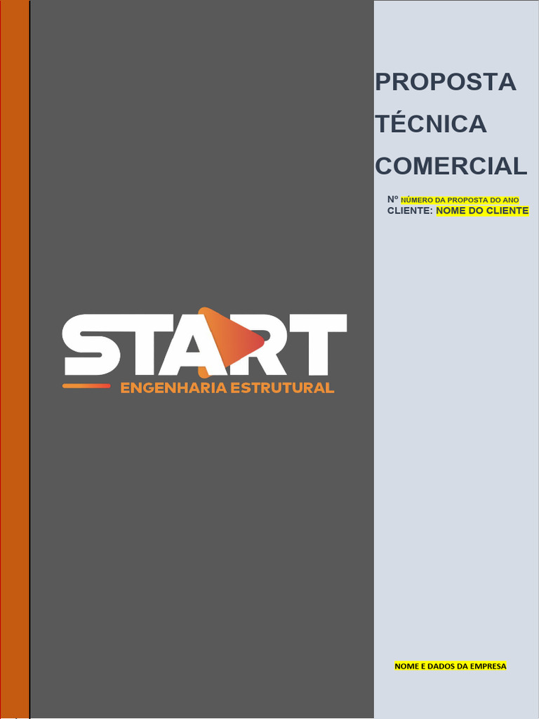 Modelo de Proposta Projeto Estrutural | PDF | Engenharia Estrutural