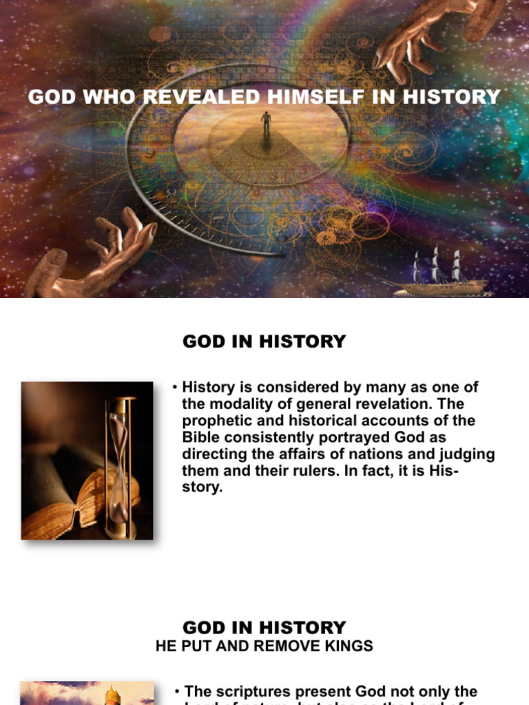 7 4. GOD WHO REVEAL HIMSELF THROUGH HISTORY | PDF | Revelation | Bible