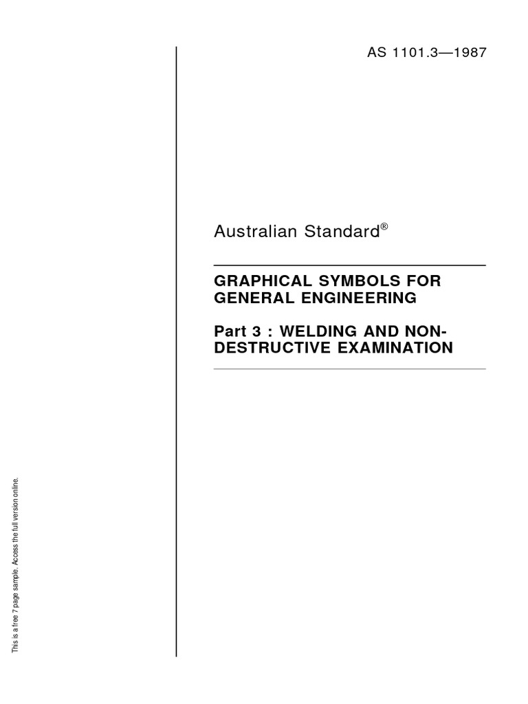 Australian Standard: Graphical Symbols For General Engineering Part 3 ...