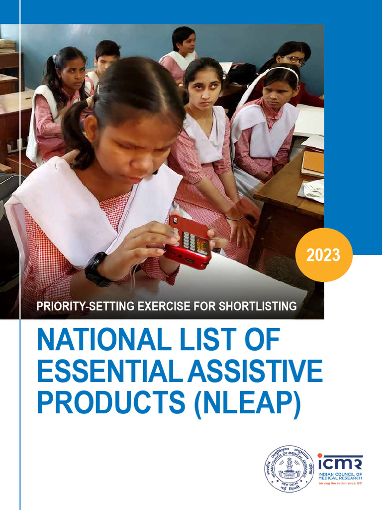 ICMR Assistive Technology Product List WEB | PDF | Evaluation | Disability