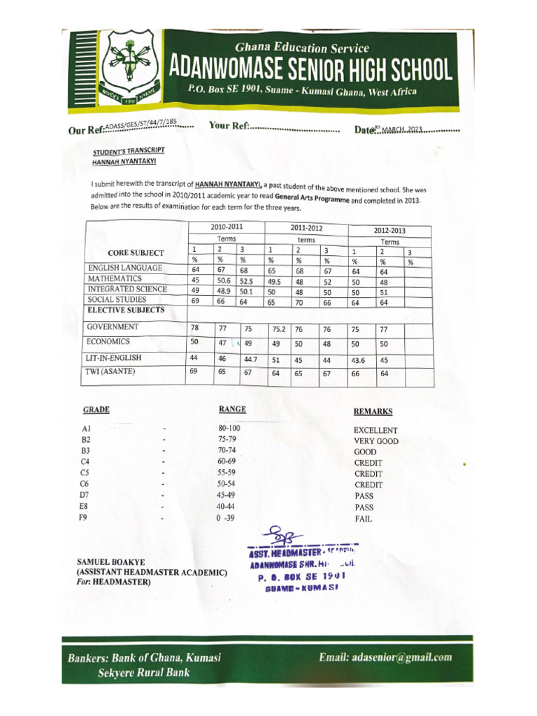 Ghana Education Service | PDF