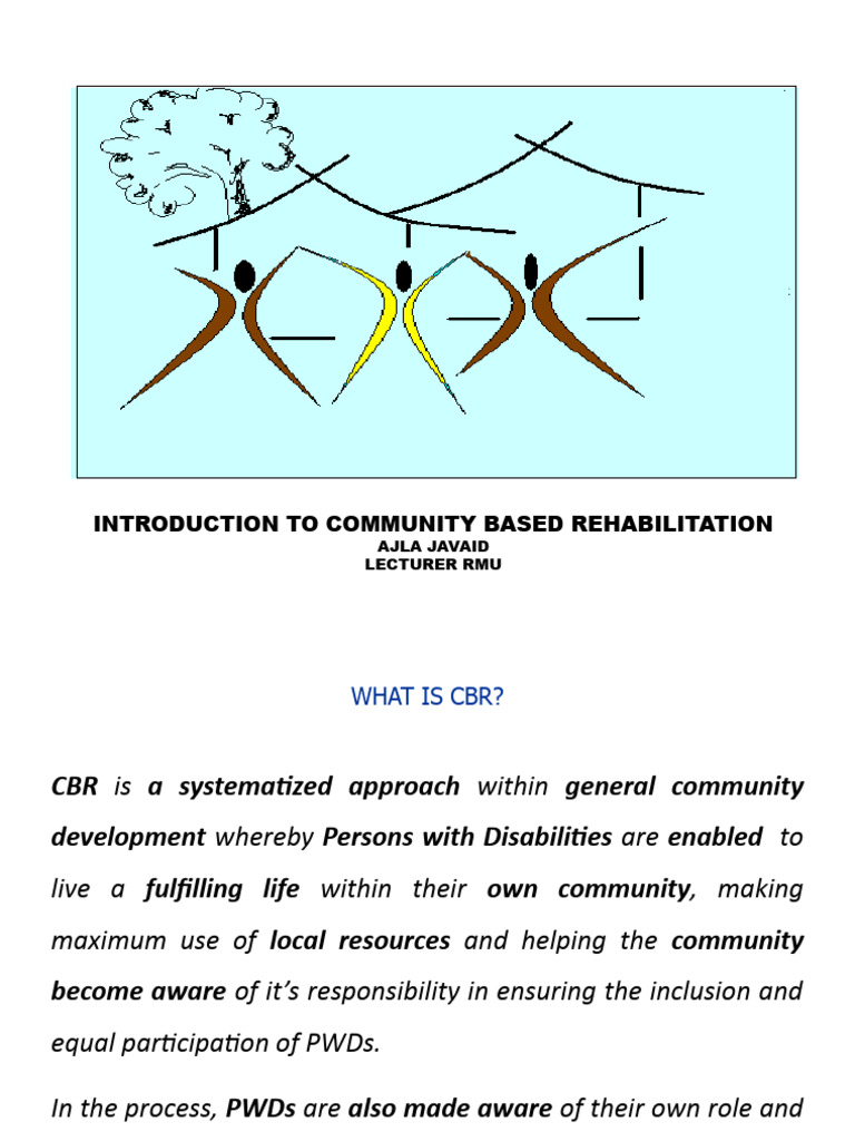 Intro To Cbr 1 Pdf Disability Empowerment