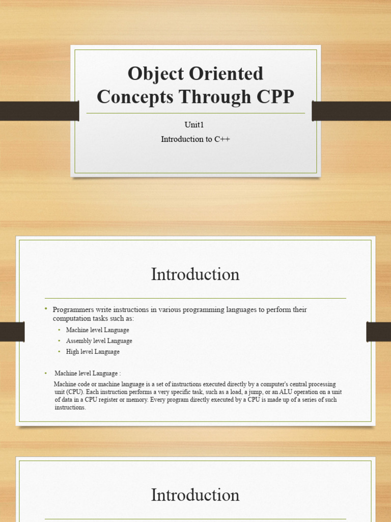Unit 1 | PDF | Object Oriented Programming | Class (Computer Programming)