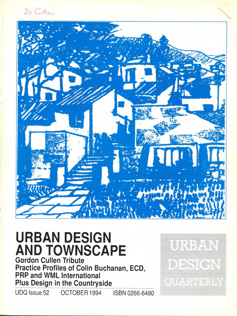 URBAN DESIGN AND TOWNSCAPE Gordon Cullen | Download Free PDF | Urban Design | Landscape