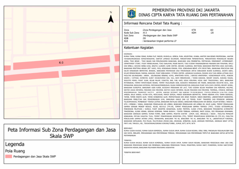 Subzona - Perdagangan Dan Jasa Skala SWP | PDF