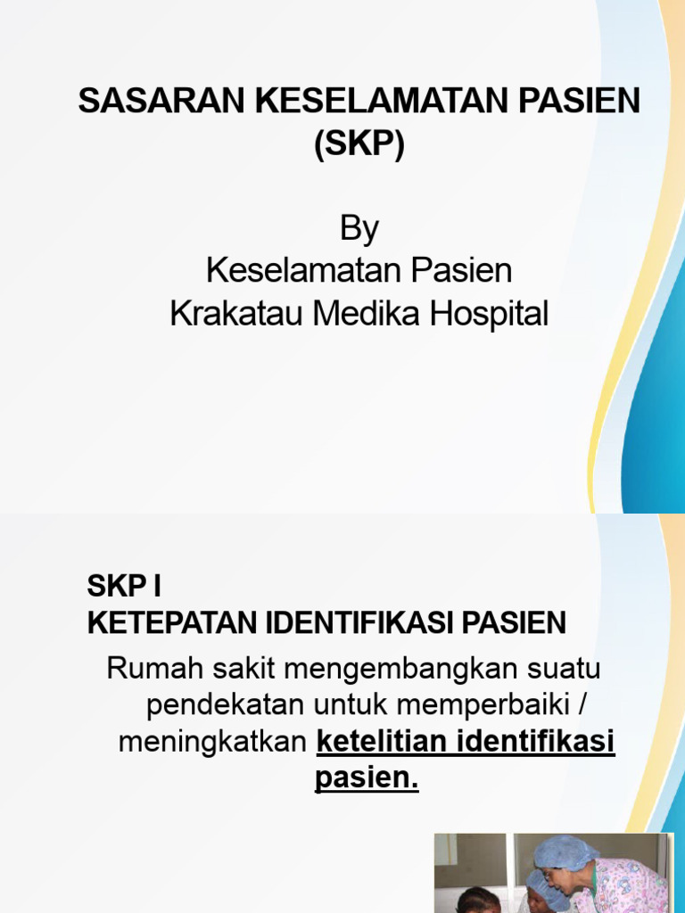 Strategi Menuju Keselamatan Pasien | PDF | Sains & Matematika