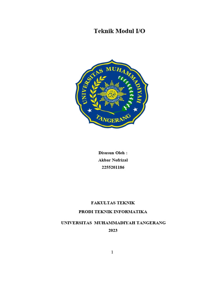 Teknik Modul Io | PDF